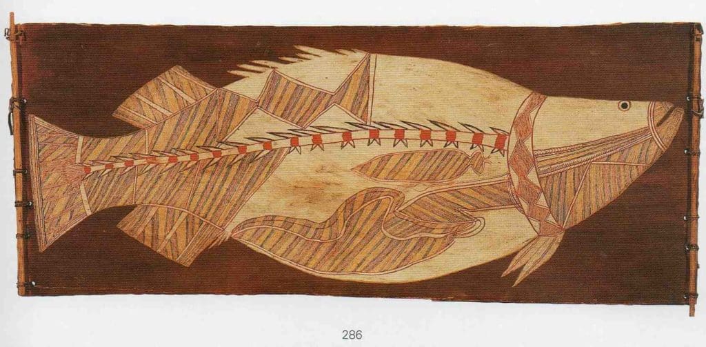 Nabardayal Bark Painting | Oenpelli | X Ray Bark Painting | Aboriginal ...