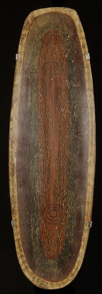 Small Wadeye Bark Painting | Churinga Like Wadeye Painting