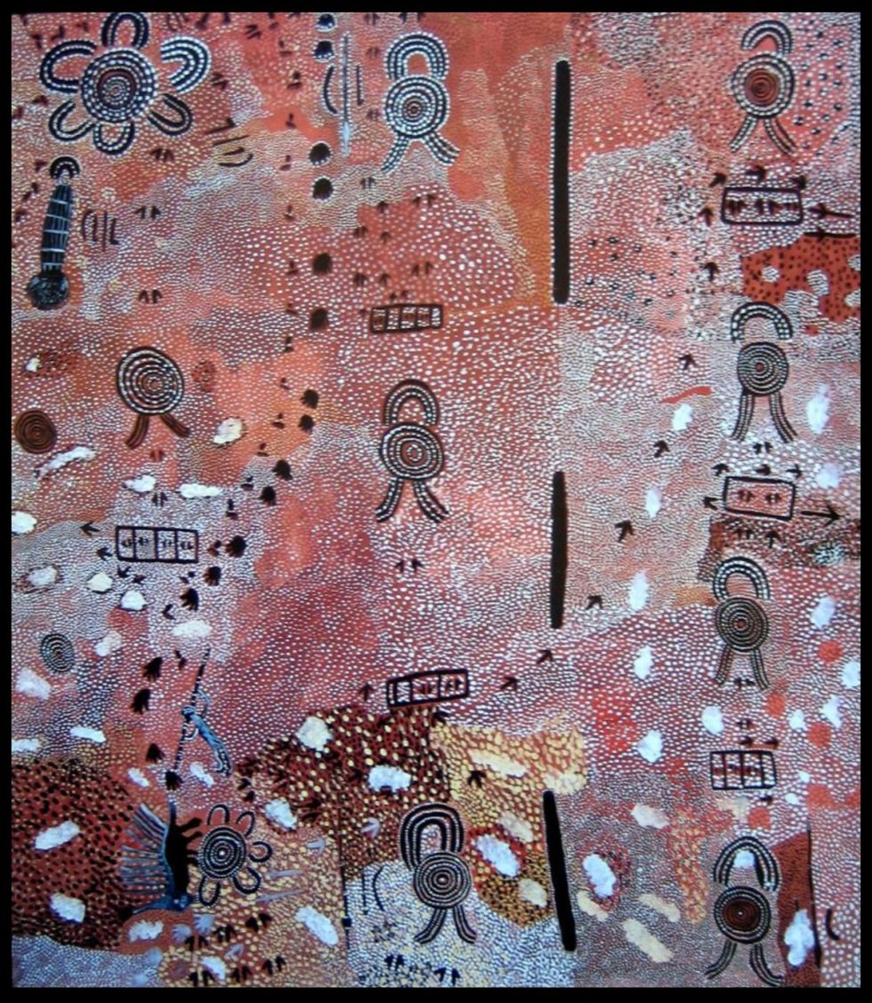 Dreamtime Story In Aboriginal Art